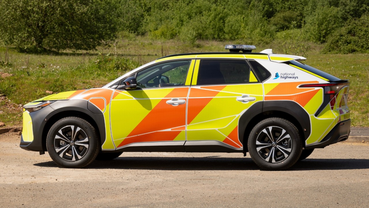 Toyota Koszalin - Toyota bZ4X wzbogaci flotę brytyjskiego National Highways